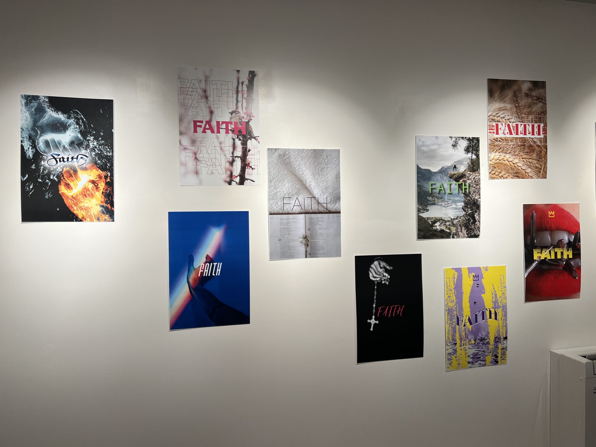 The Chowan Graphic Design Club FAITH Poster Show | Chowan University